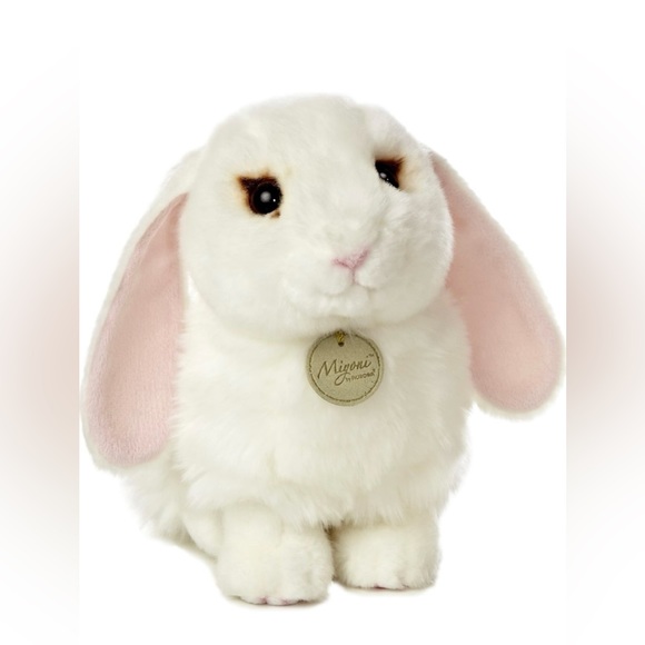 Toys | Miyoni By Aurora White Bunny Plush | Poshmark